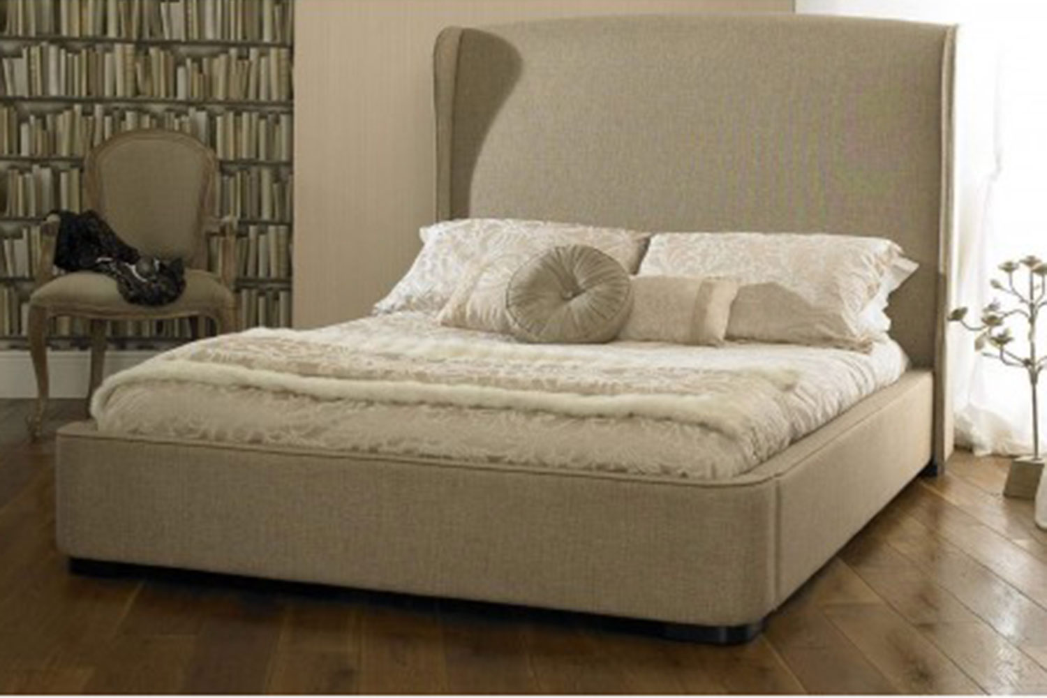 Sareer Cuban Fabric Bed Frame - AAA Beds
